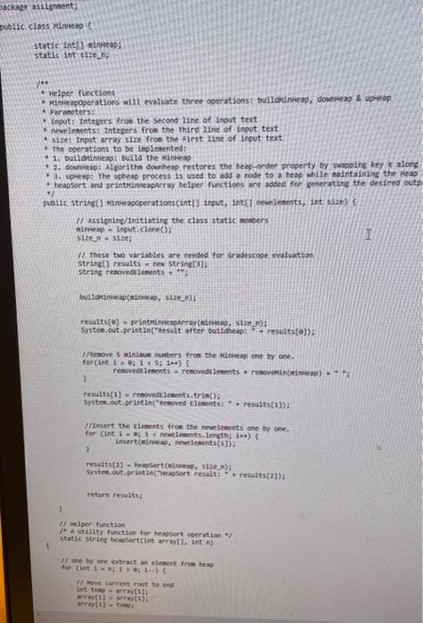 Solved Assignment 2 Minheap Operations A Min Heap Is A 0578