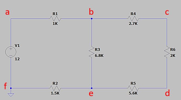 Solved Please help me to calculate the V1,V2,V3,V4,V5,V6 . | Chegg.com