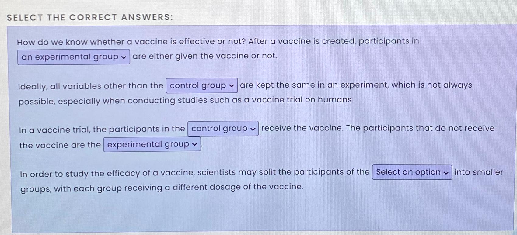 Solved SELECT THE CORRECT ANSWERS:How do we know whether a | Chegg.com