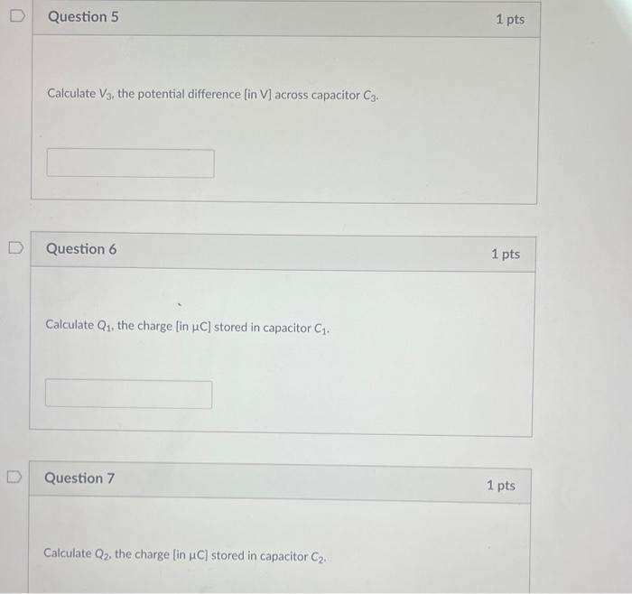 Solved Quiz Instructions FIGURE Q2.1 For the capacitor | Chegg.com