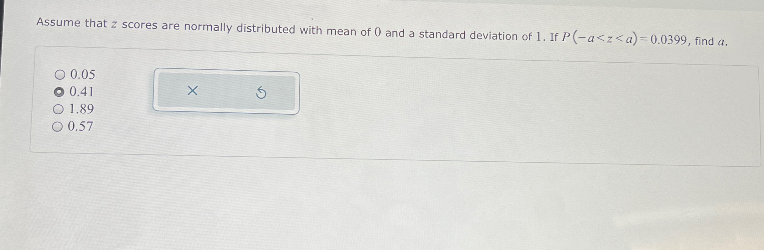 Solved Assume that z ﻿scores are normally distributed with | Chegg.com
