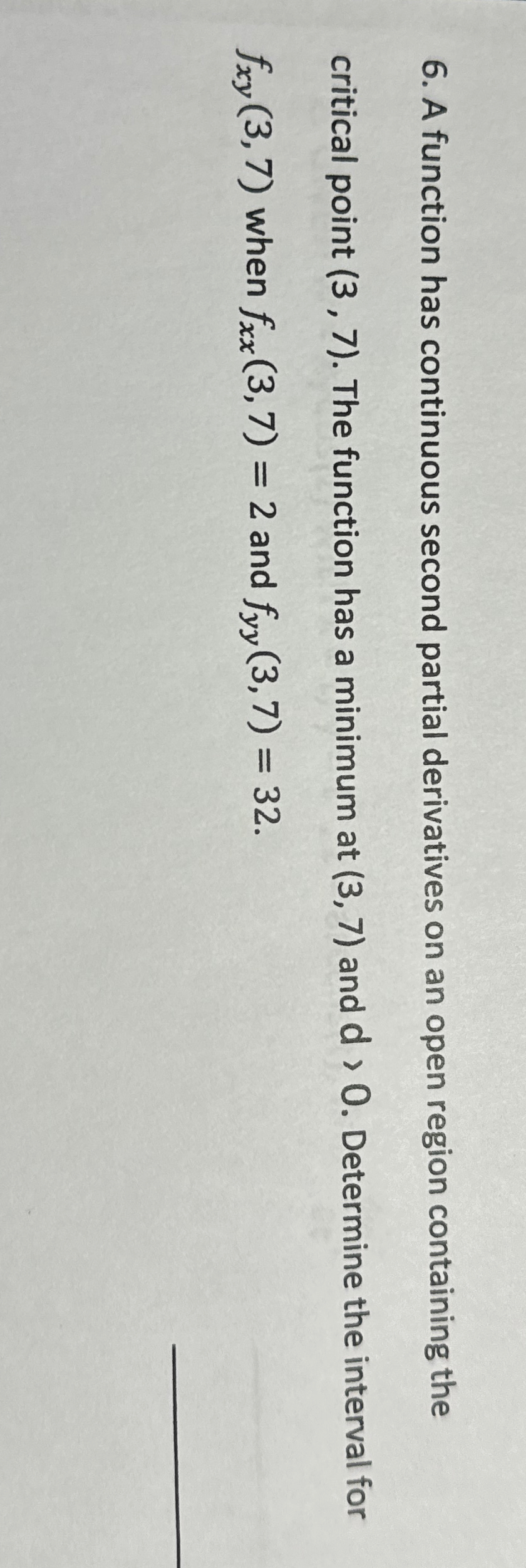 Solved A function has continuous second partial derivatives | Chegg.com