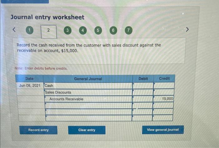 Solved Journal entry worksheet 1 Record the estimate of | Chegg.com