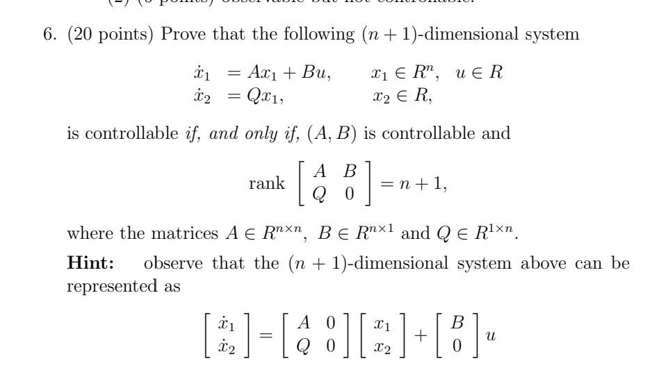 Solved 6. (20 points) Prove that the following | Chegg.com