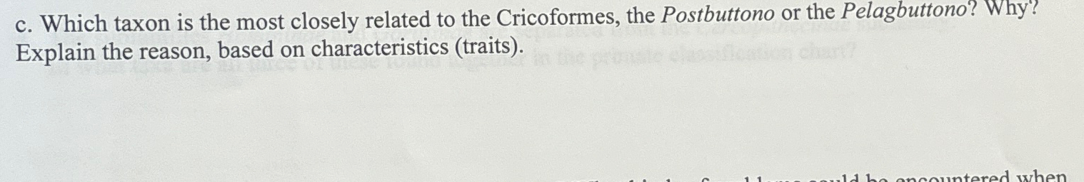 Solved Explain the reason, based on characteristics | Chegg.com