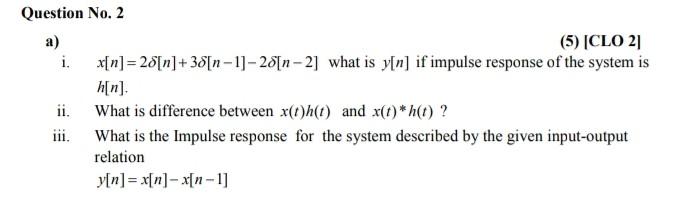 Solved signal and system question solve this step by | Chegg.com