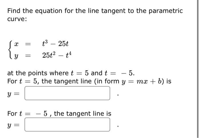 Solved Given the parametric equations {x=cos9(t)y=3sin2(t) | Chegg.com