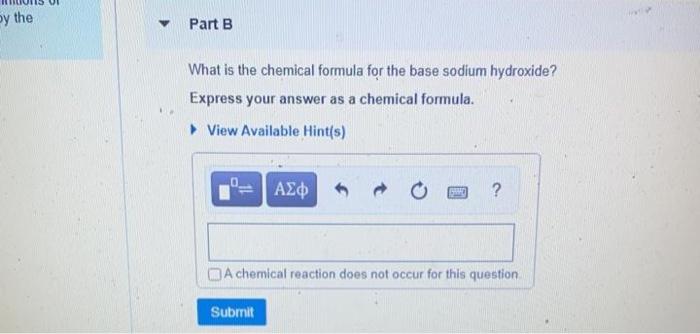 Solved Part A What is the name of the base that has the | Chegg.com