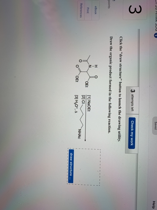 Solved 20 WR SDG Saved Help 3 3 attempts left Check my work | Chegg.com