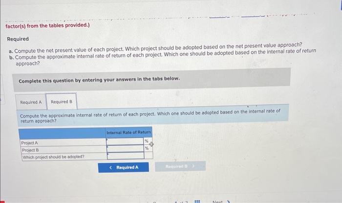 Solved Problem 16-19A (Algo) Using net present value and | Chegg.com