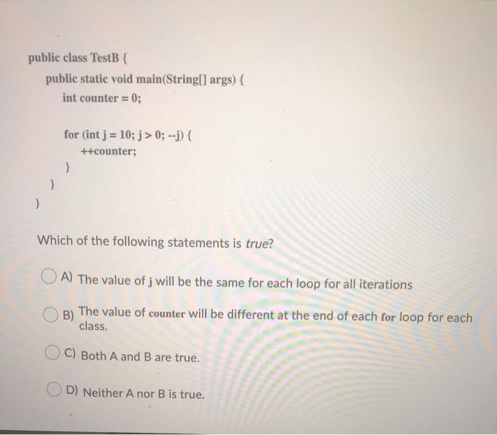 Solved Question 24 (1 point) Given the Java statement int | Chegg.com