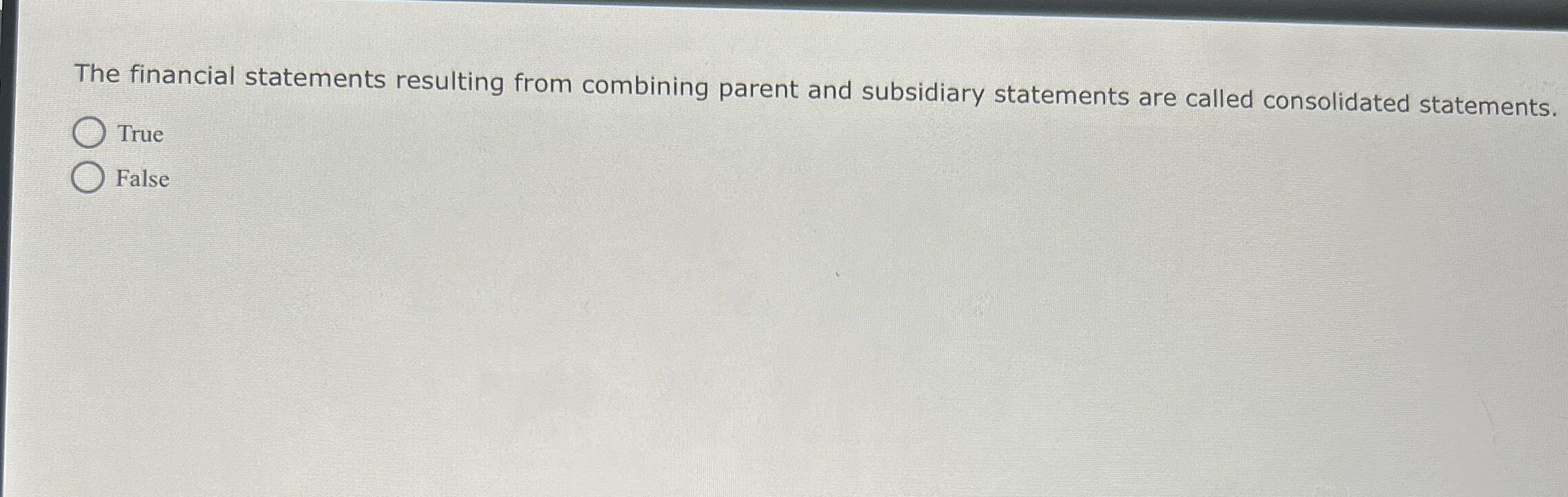 Solved The financial statements resulting from combining | Chegg.com