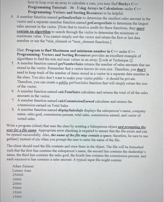 OVERVIEW This assignment utilizes a class in an | Chegg.com