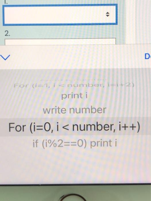 Solved The algorithm for printing odd numbers between 0 and | Chegg.com