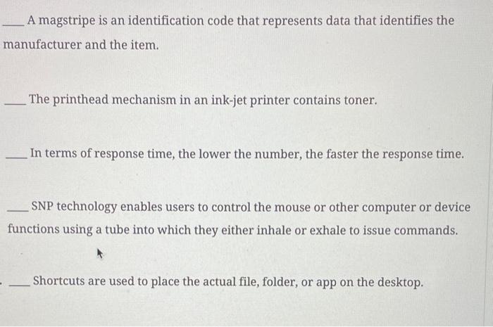 Solved A magstripe is an identification code that represents | Chegg.com