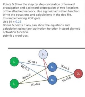 Solved Points 5 ﻿Show the step by step calculation of | Chegg.com