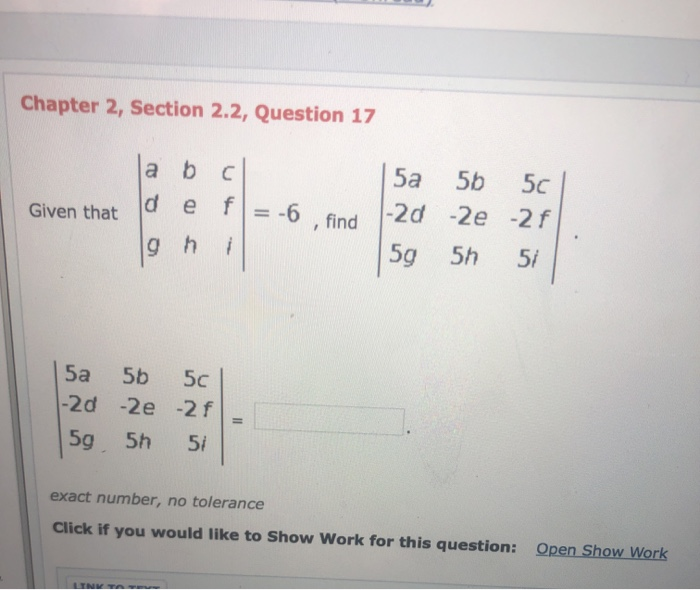 Solved Chapter 2, Section 2.2, Question 17 Ja b c | 5a 5b 5c | Chegg.com