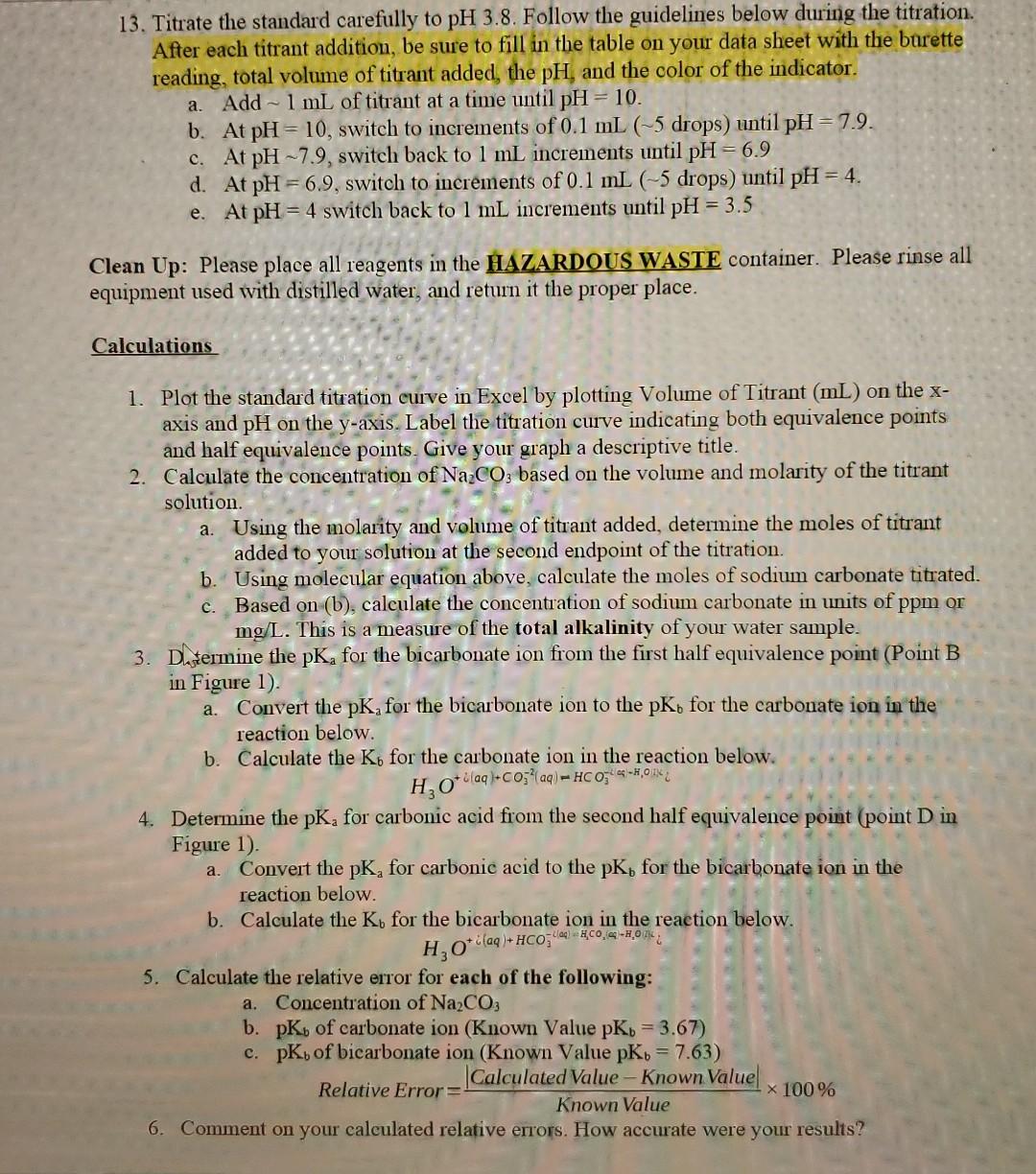 Solved 2. Calculate the concentration of Na2CO3 based on the | Chegg.com