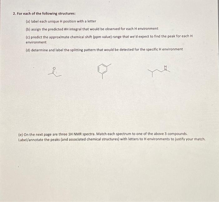Solved (b) C9H10O2− an isomer of the old exam probleml IR: | Chegg.com