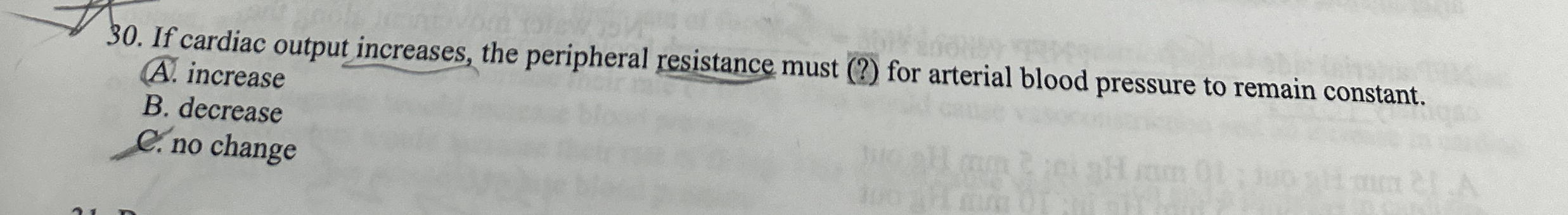 Solved If cardiac output increases, the peripheral | Chegg.com