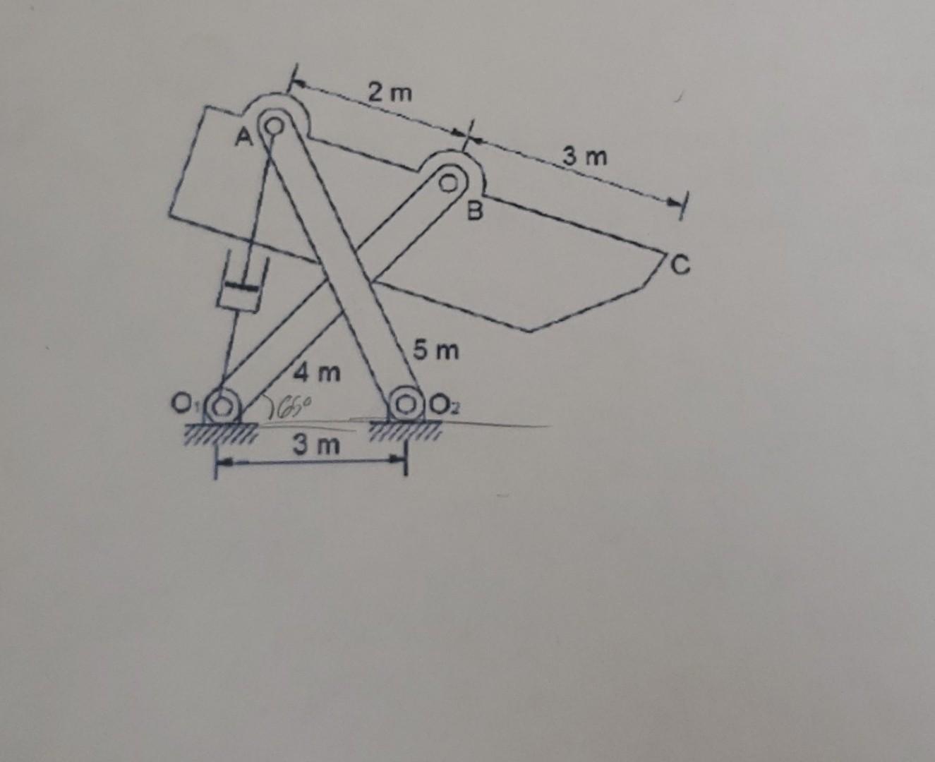 1. The following mechanism shown in the figure has | Chegg.com