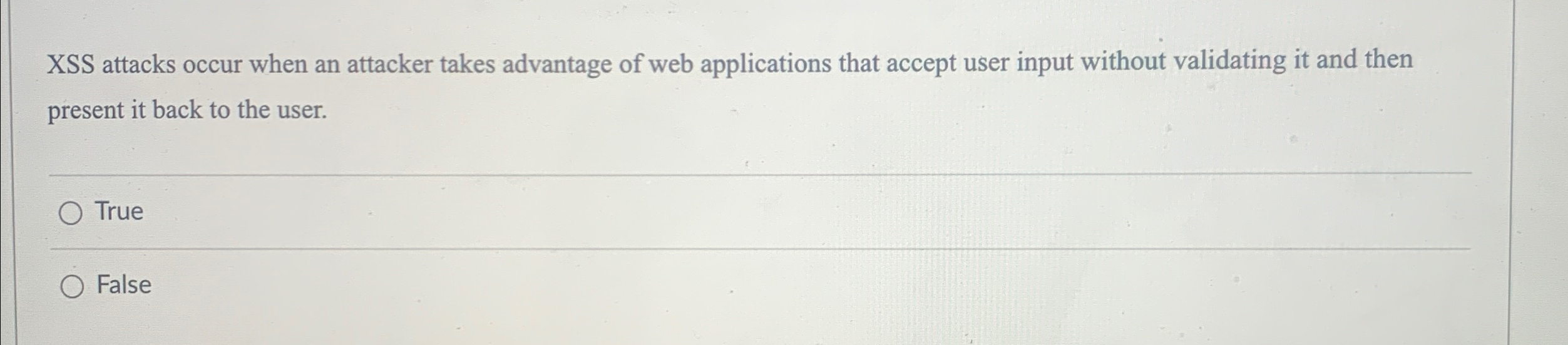 Solved XSS attacks occur when an attacker takes advantage of | Chegg.com