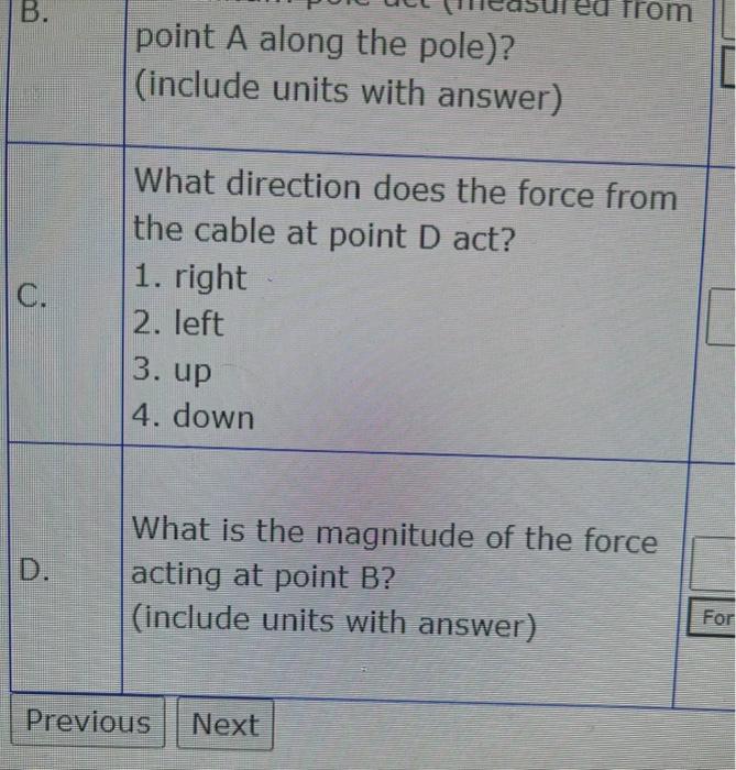 Solved Draw the FBD that you would need to solve for the | Chegg.com