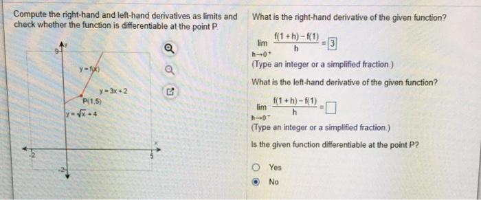 Solved Compute the right-hand and left-hand derivatives as | Chegg.com