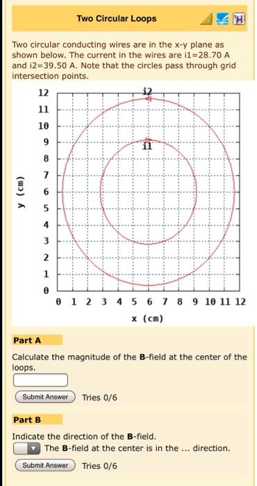 Solved Two Circular Loops Two circular conducting wires are | Chegg.com