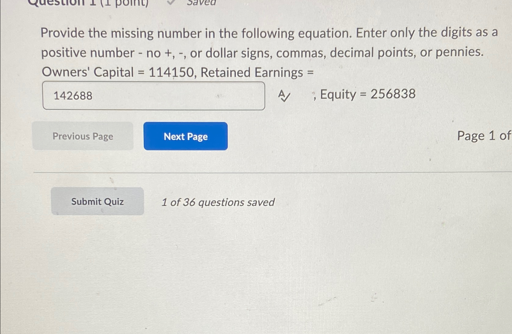 Solved Provide the missing number in the following equation. | Chegg.com