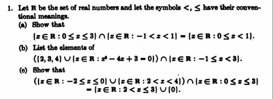Solved 1. Let R be the set of real numbers and let the | Chegg.com