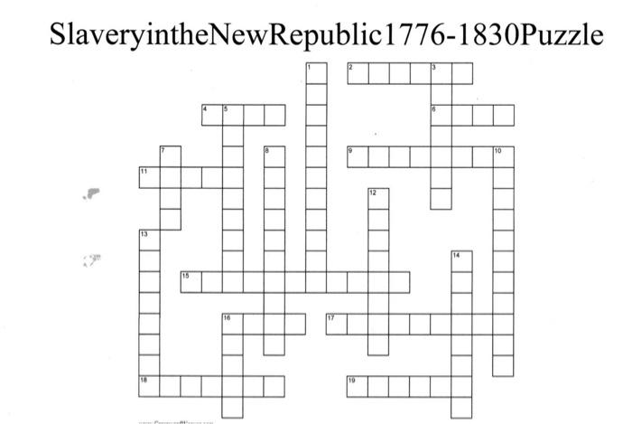 SlaveryintheNewRepublic | Chegg.com