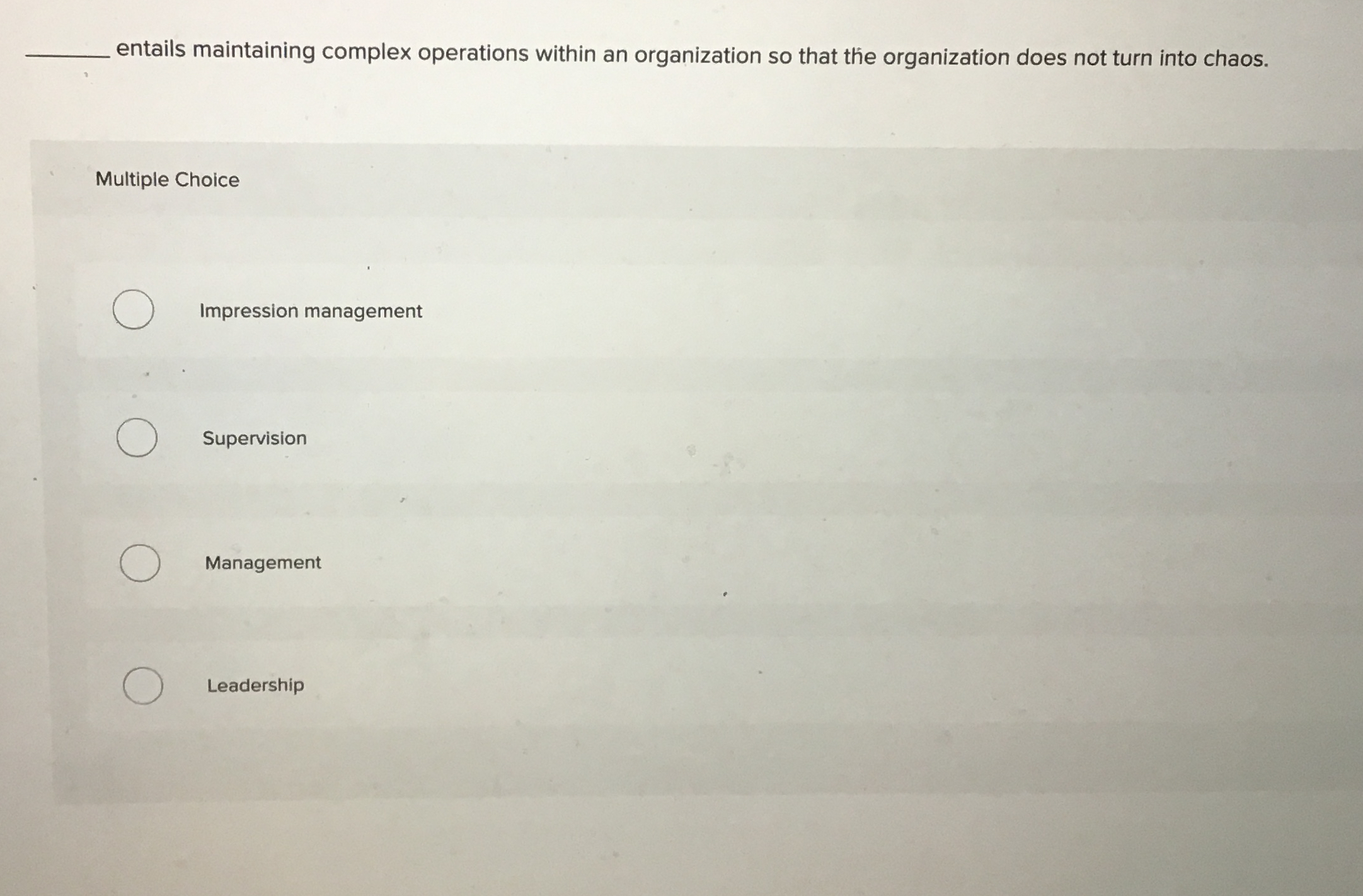 Solved entails maintaining complex operations within an | Chegg.com