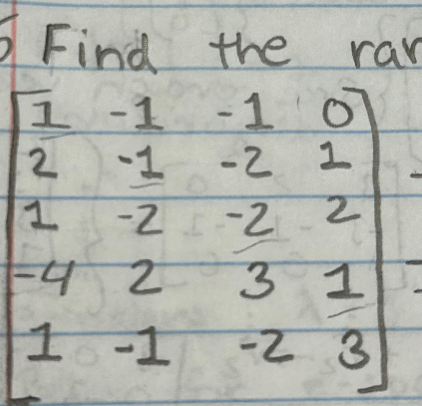 Solved Find the Nullity[1-1-102-1-211-2-22-42311-1-23] | Chegg.com