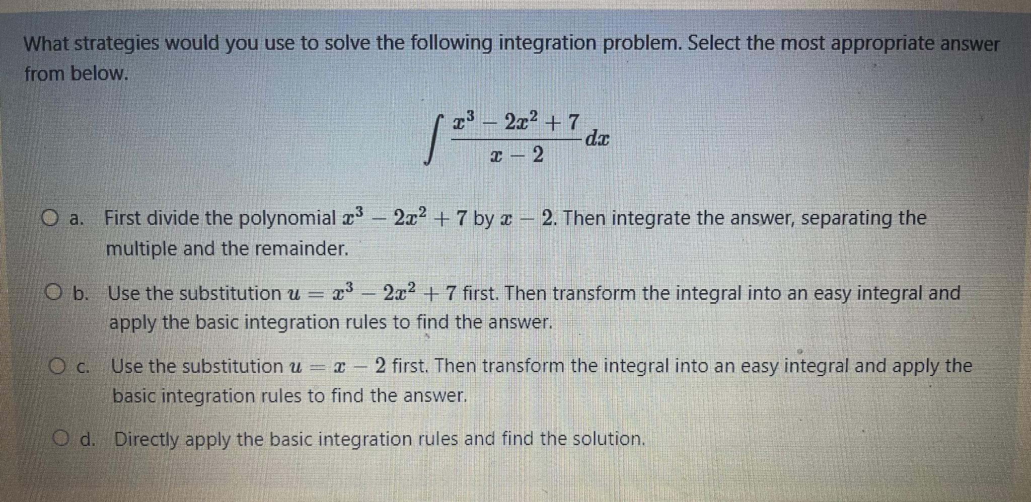 Solved What strategies would you use to solve the following | Chegg.com