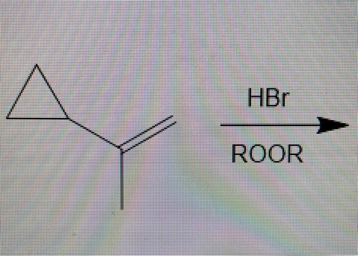 Solved HBr ROOR HBr (1 eq.) | Chegg.com