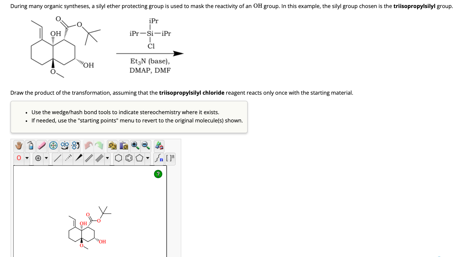 Solved During many organic syntheses, a silyl ether | Chegg.com