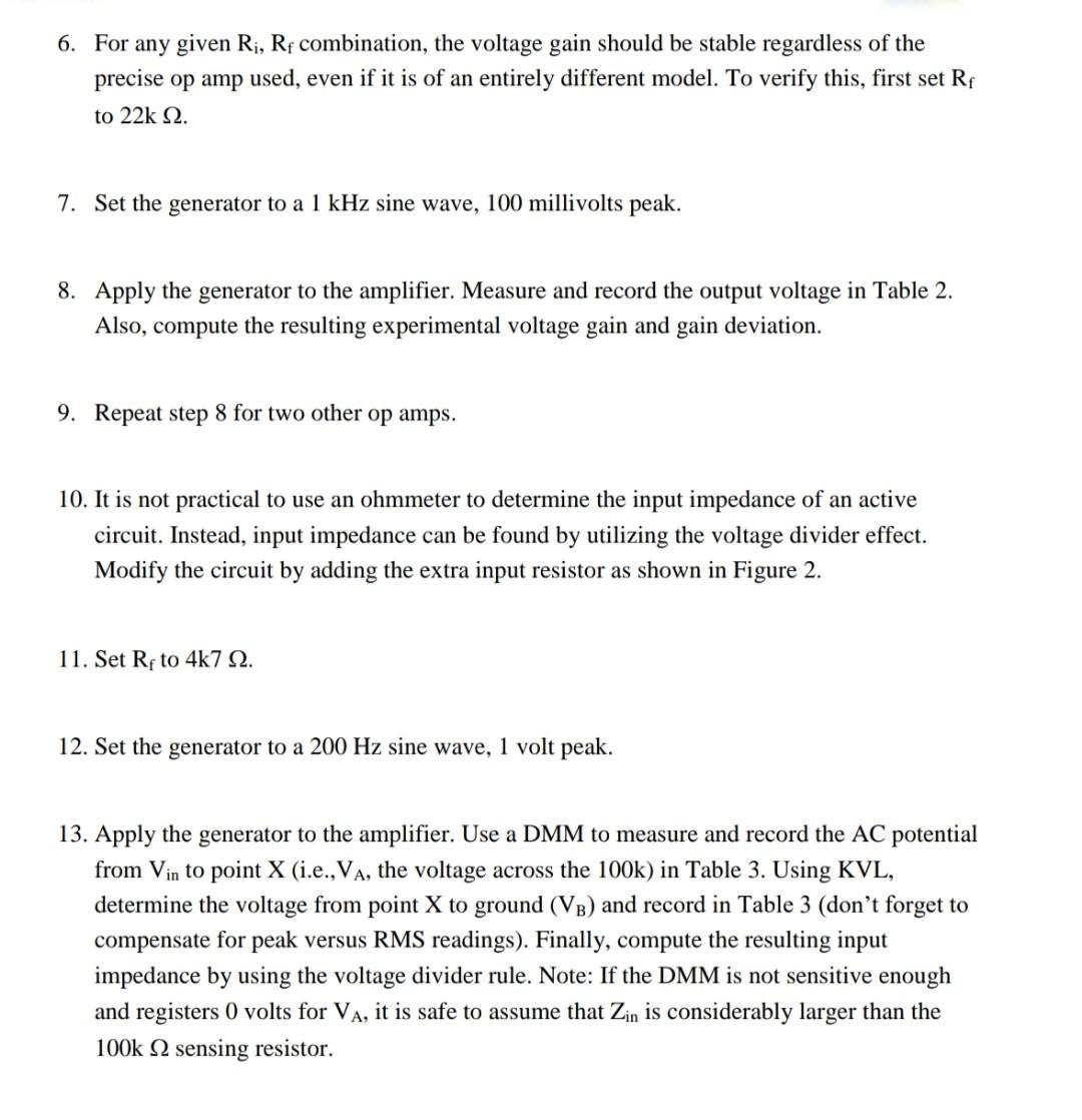 Solved Experiment No.1 Experiment Title: Non-inverting | Chegg.com