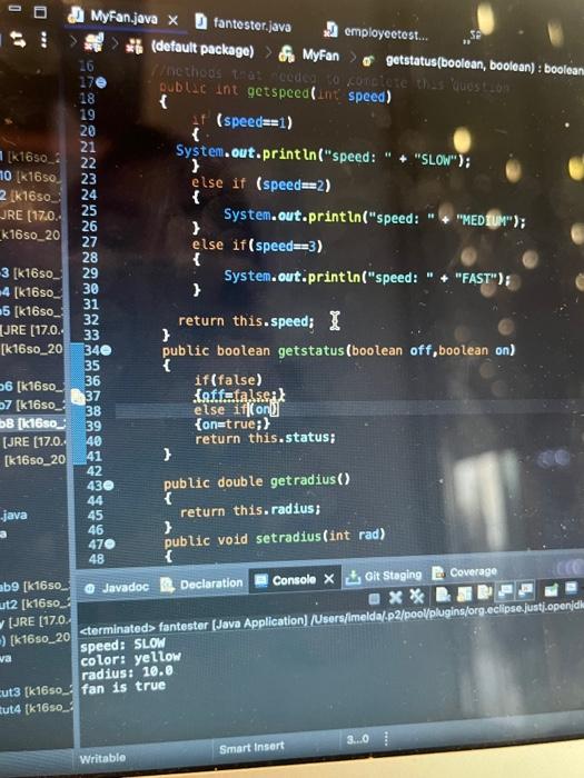 Solved - A private int data field named speed that specifies | Chegg.com