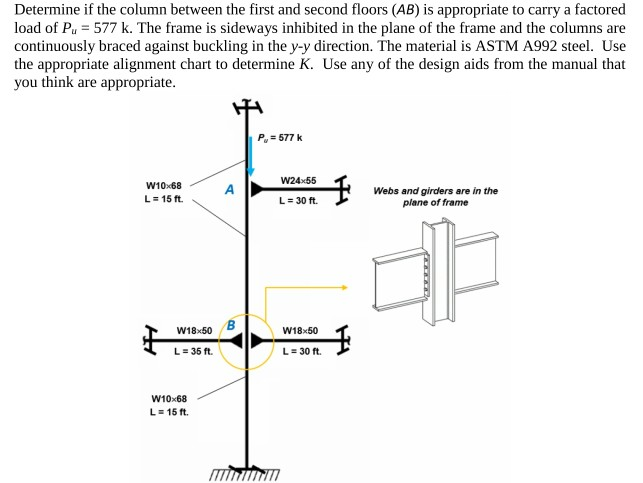Solved Determine if the column between the first and second | Chegg.com