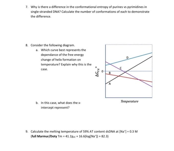 Solved 7. Why is there a difference in the conformational | Chegg.com