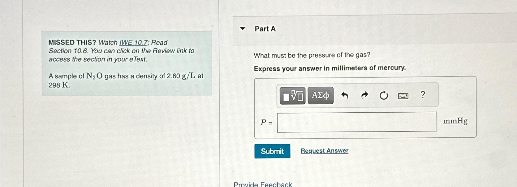 Solved MISSED THIS? Watch IWE 10.7; Read Section 10.6. ﻿You | Chegg.com
