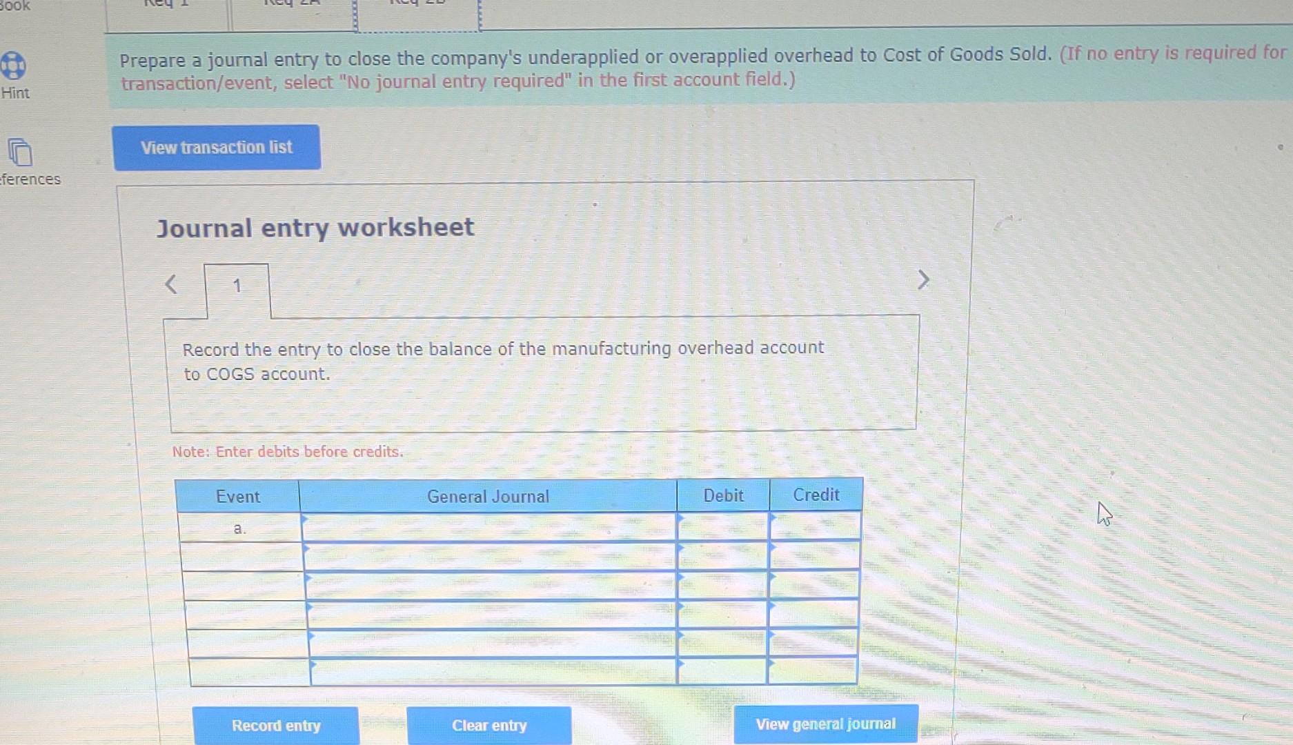 Solved Exercise 3-9 (Algo) Applying Overhead; T-accounts; | Chegg.com
