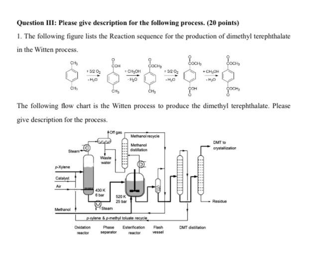 Solved Question III: Please give description for the | Chegg.com