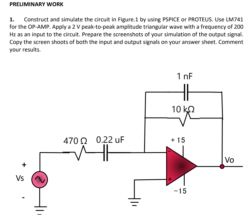 Solved I Need Proteusconstruct And Simulate The Circuit In 