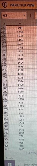 Stats 270 Data Analysis Project Part 3 - Numeric | Chegg.com