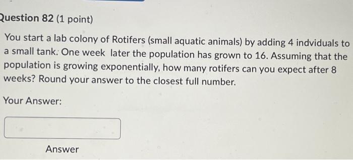 Solved Question 81 (1 point) You are contracted by the City | Chegg.com