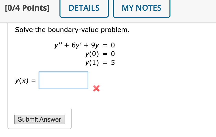 Solved Solve the boundary-value | Chegg.com