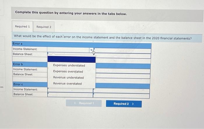 Solved Exercise 20-23 (Algo) Error correction; three errors | Chegg.com