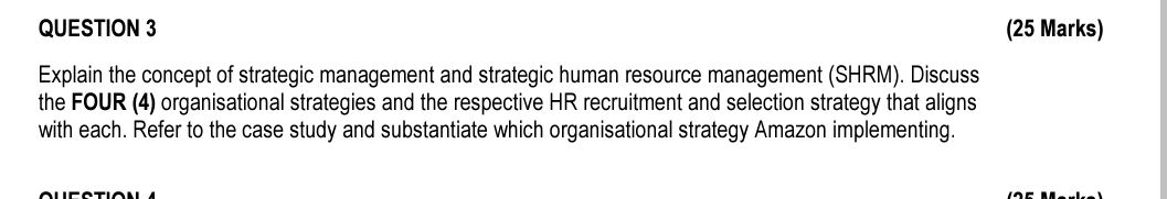 Solved QUESTION 3(25 ﻿Marks)Explain the concept of strategic | Chegg.com